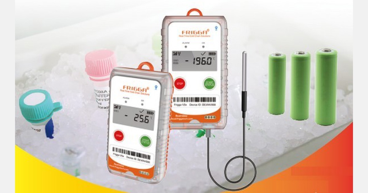 Registratore di temperatura 4G monouso in tempo reale con copertura globale