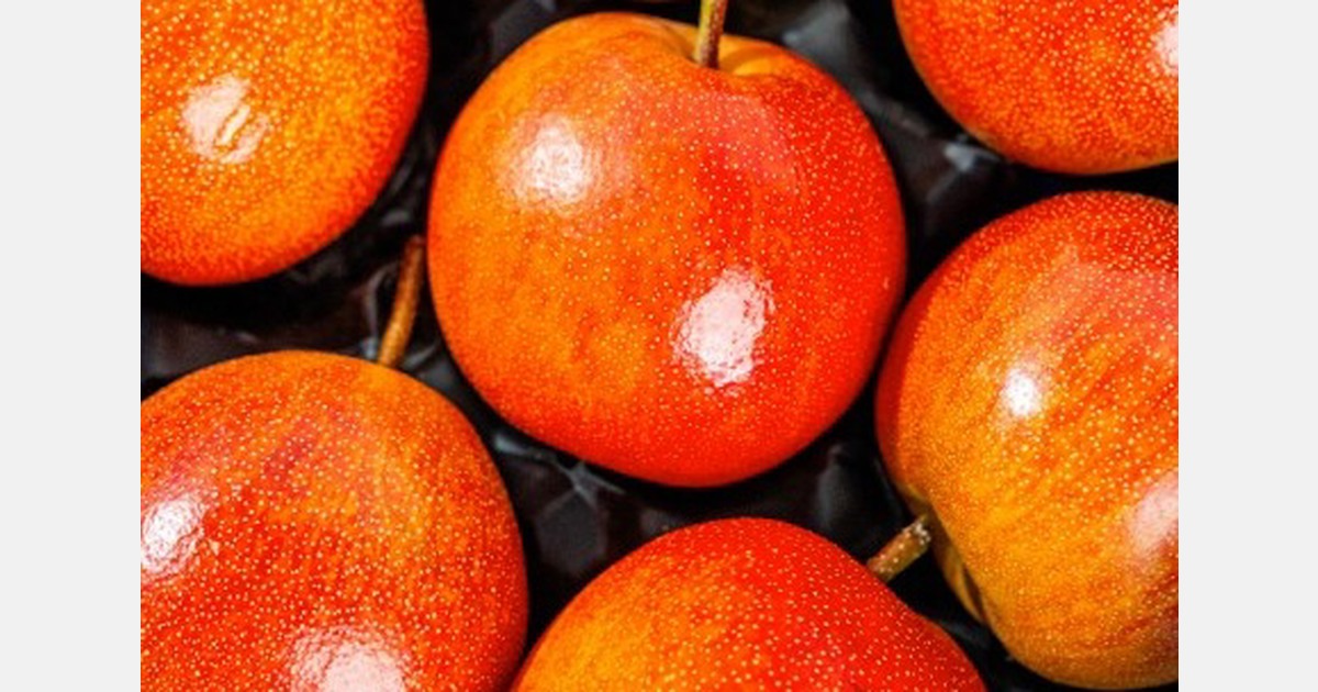 Debutta Ruby Roo, il nashi dalla buccia rossa