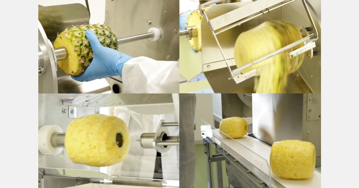 "A ottobre lanceremo la pelatrice e detorsolatrice industriale per ananas FAP-3000"