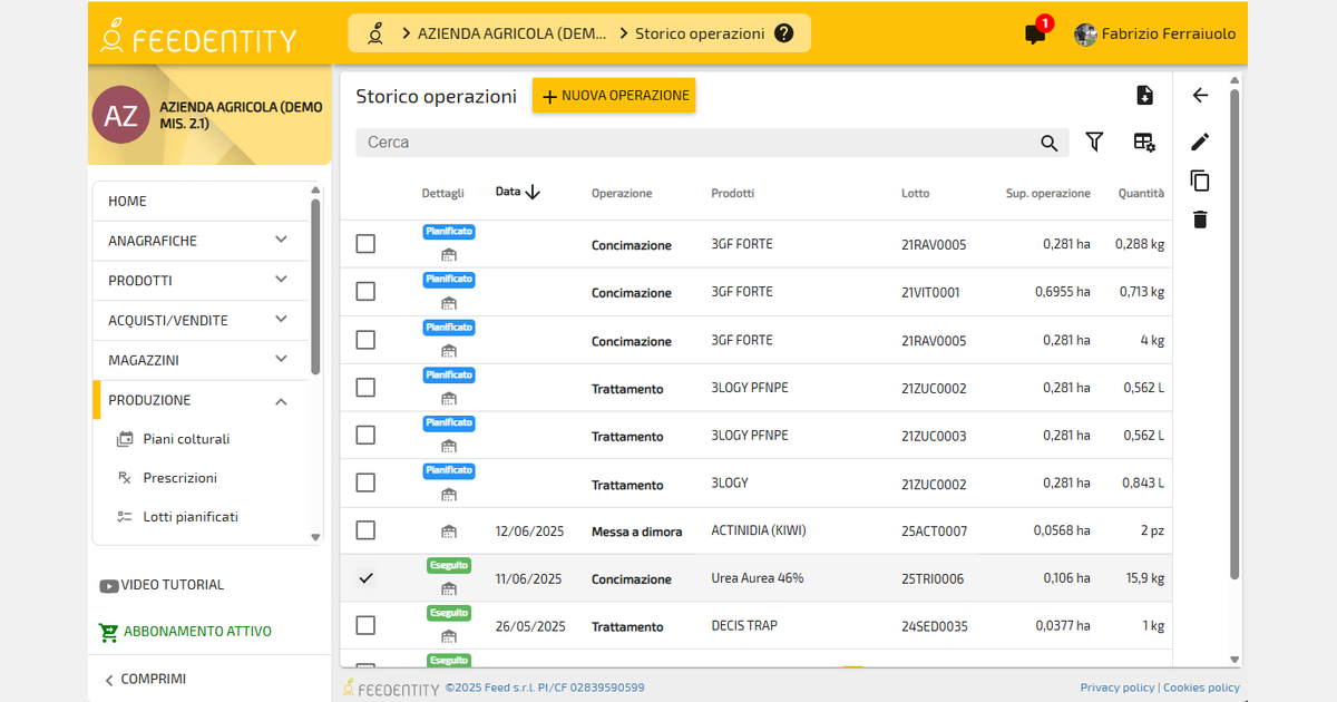 Pronti per il quaderno di campagna digitale?